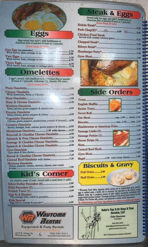 Menu at El Popo Tienda Mexicana restaurant, Wautoma