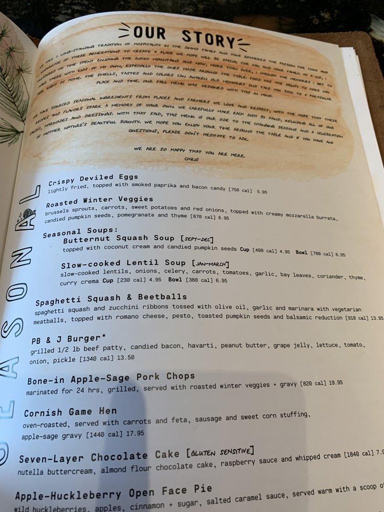 Menu at Lazy Dog Restaurant & Bar, Arlington