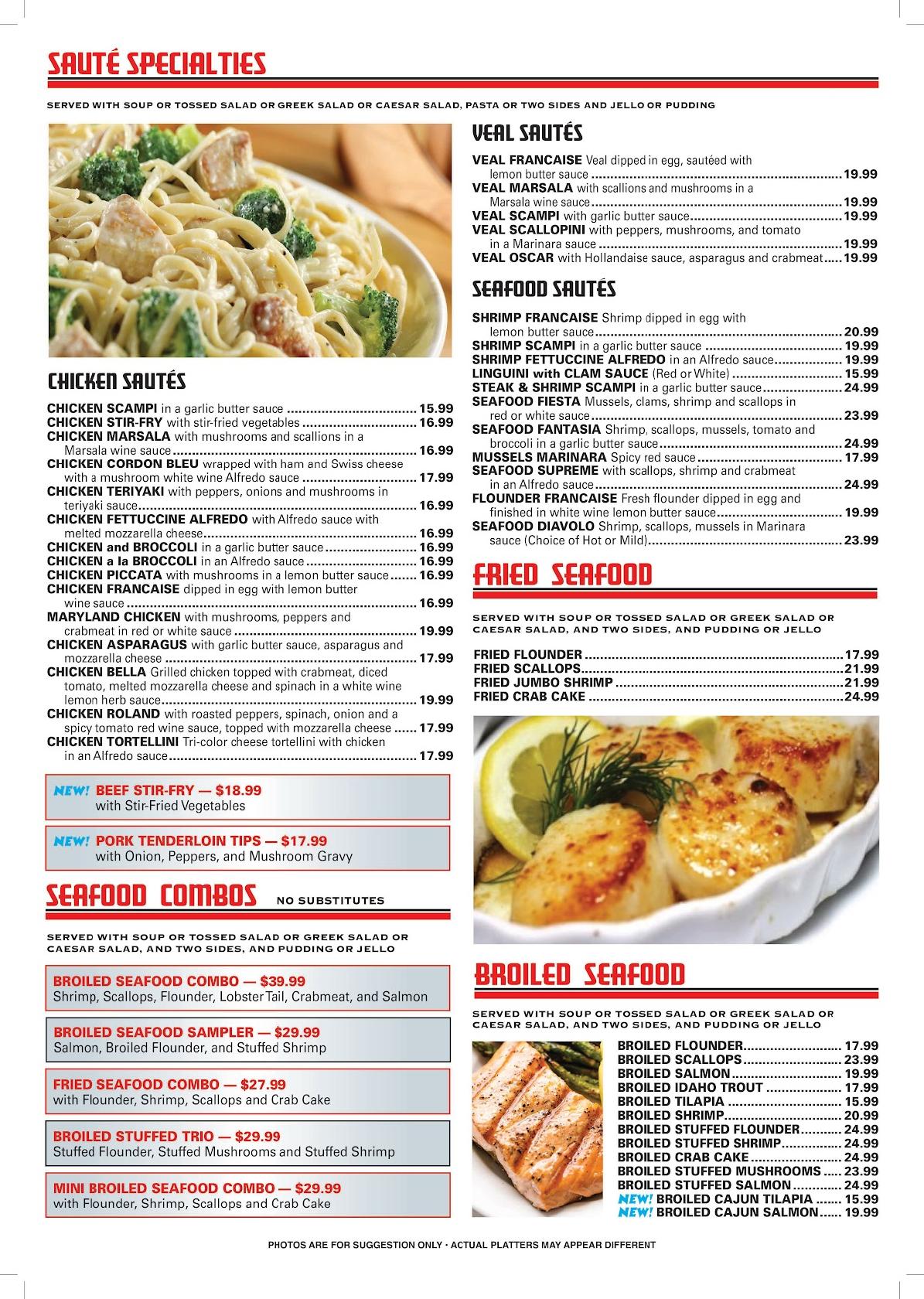 Menu at Rt. 130 Diner restaurant, Delran