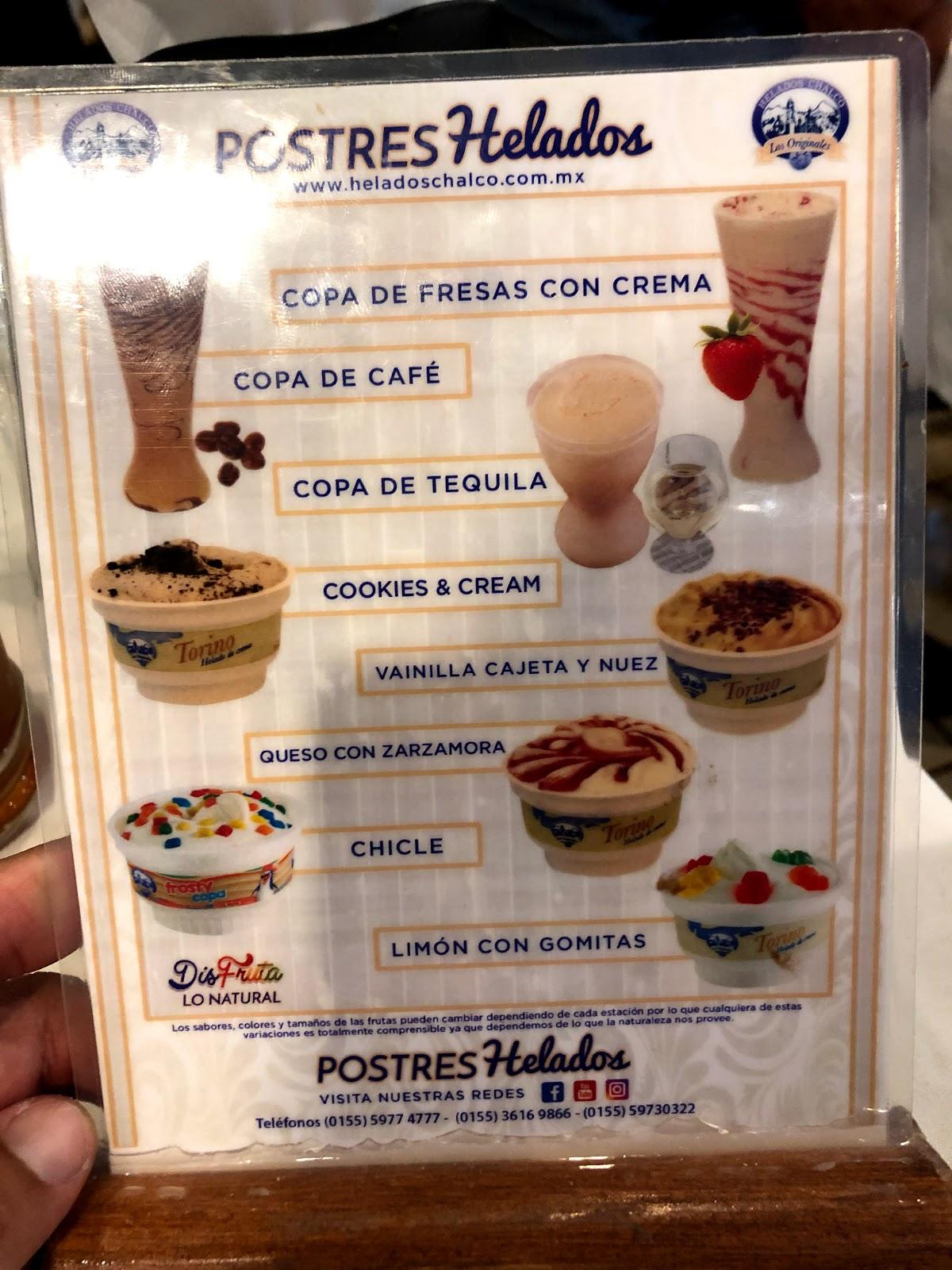 Menu at Golden China restaurant, Mexicali