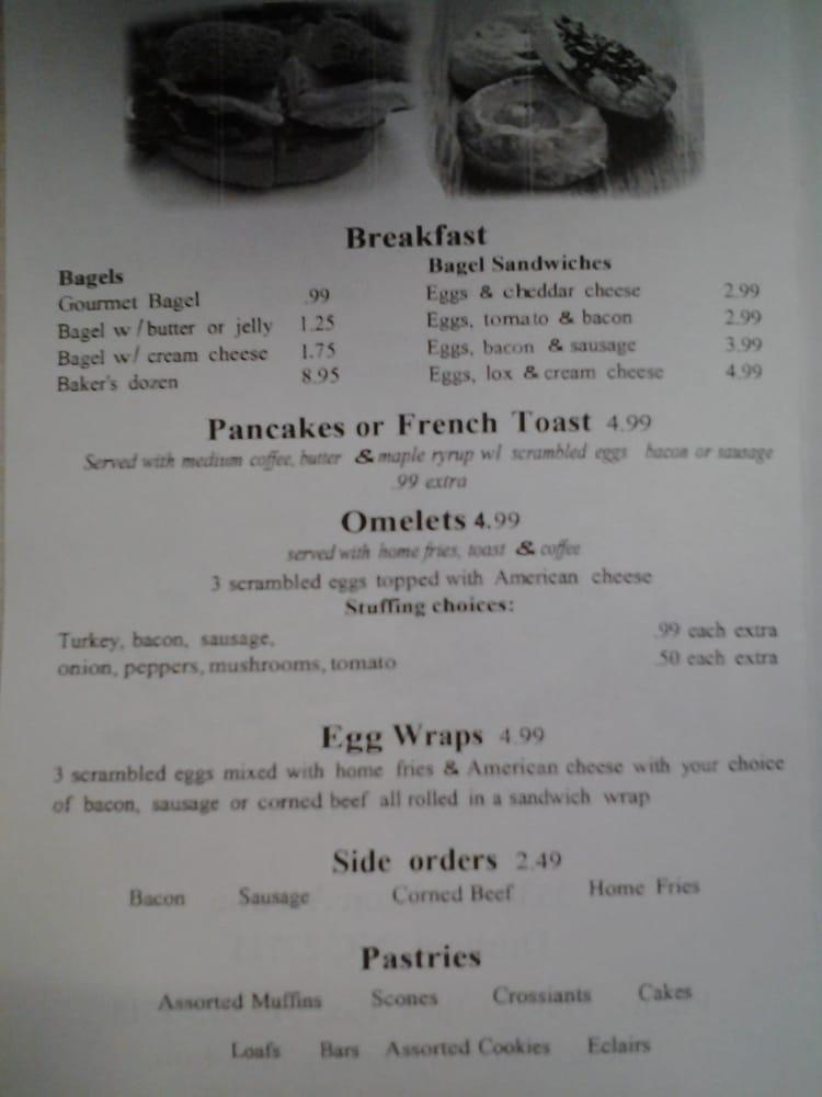 Menu at Blue Ridge Deli & Cafe, Durham
