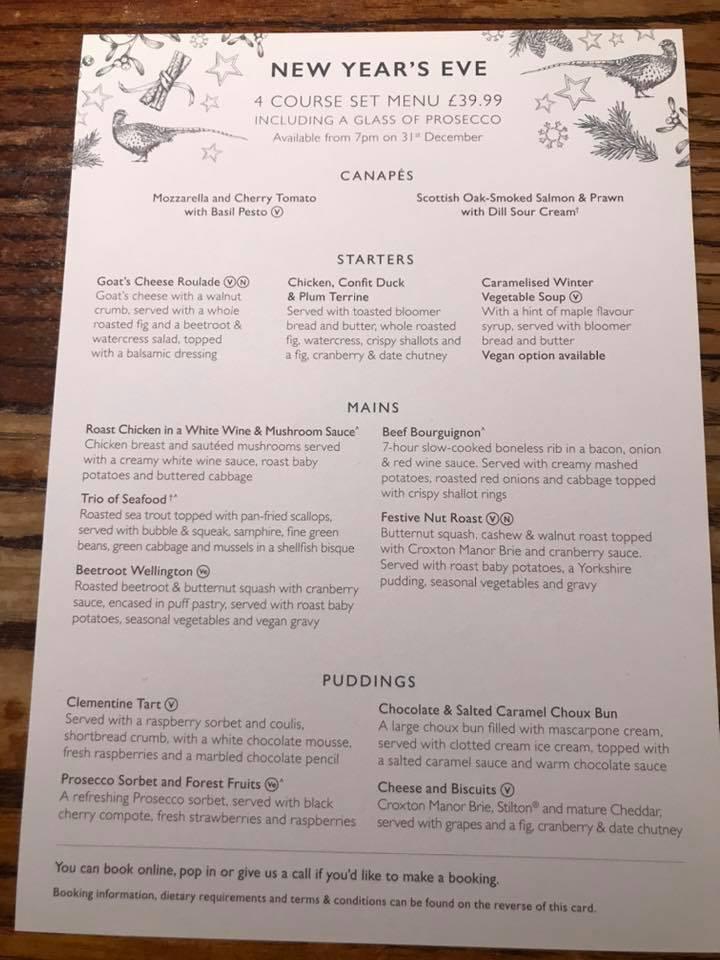 Menu at The Boat pub & bar, Solihull