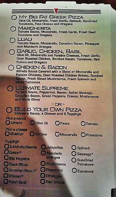 Menu at Cafe 7, Oklahoma City, N May Ave #117