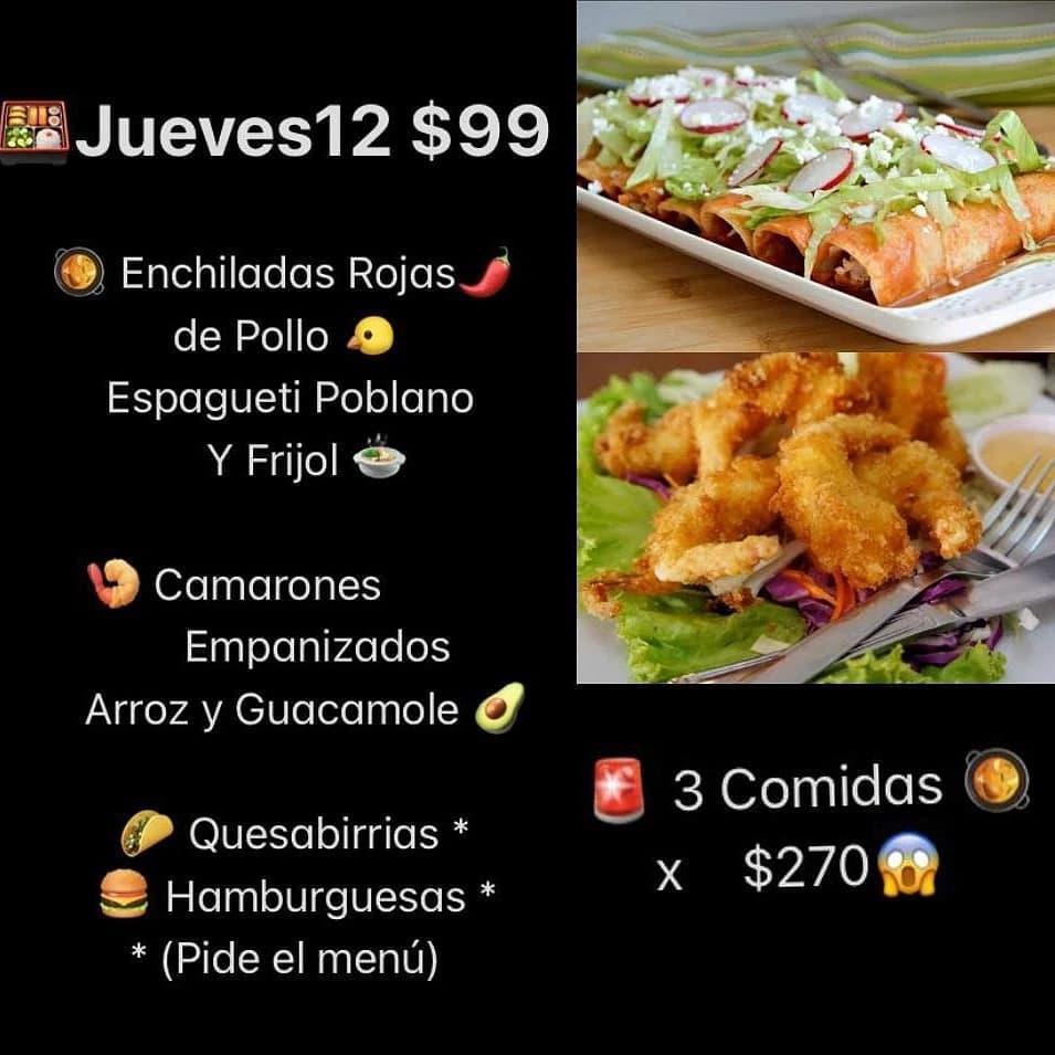 Menu at La Lotería, Desayunos, Comidas, Banquetes y Taquizas restaurant ...