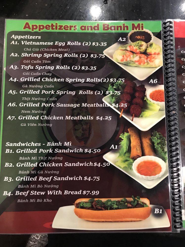 Menu at Pho Texas, Pho & Boba Texas LLC restaurant, Plano