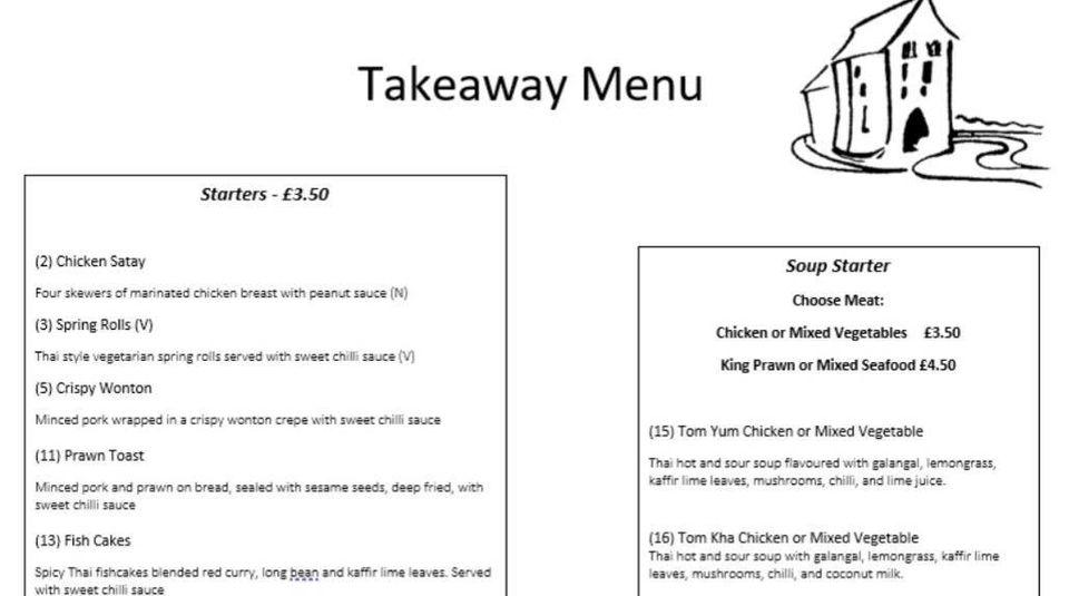 Menu at Bay View pub & bar, Swansea