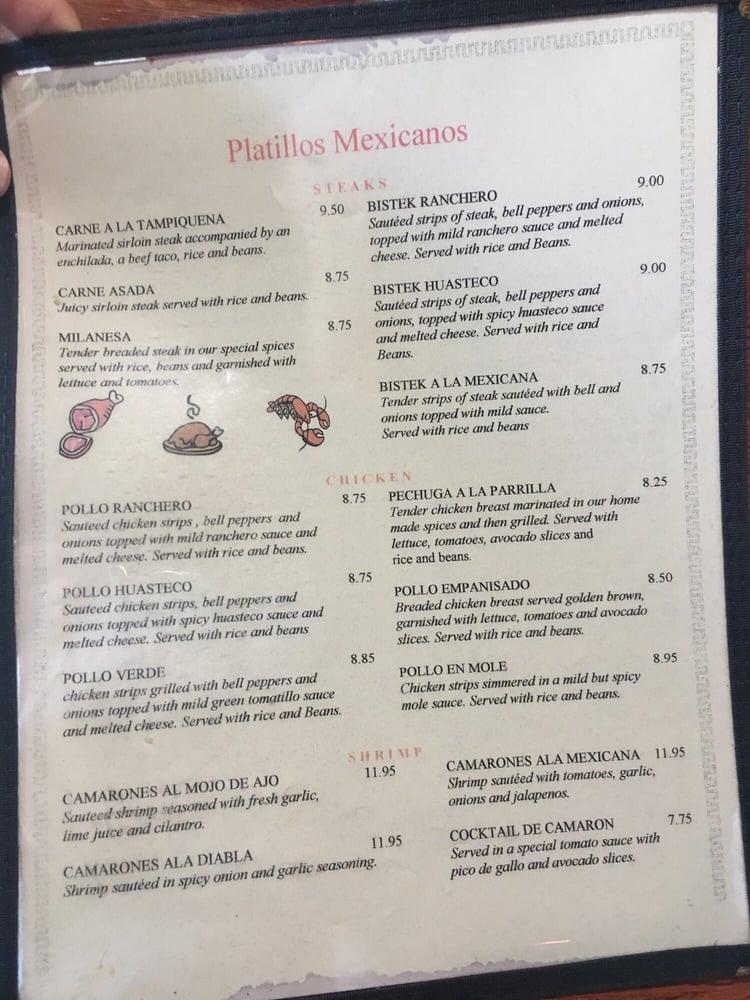Menu at Buen Apetito North restaurant, Danville, N Vermilion St