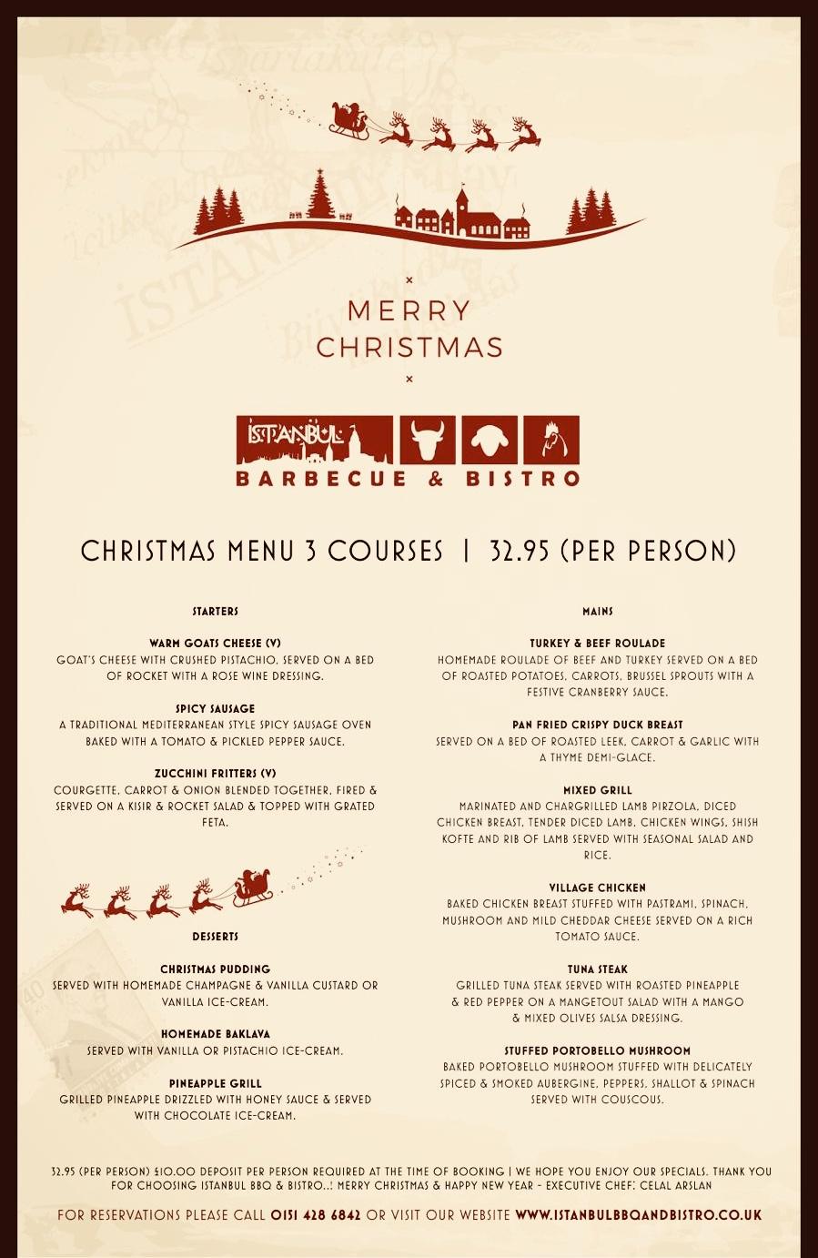 Menu at Istanbul Bbq & Bistro - Woolton, Liverpool
