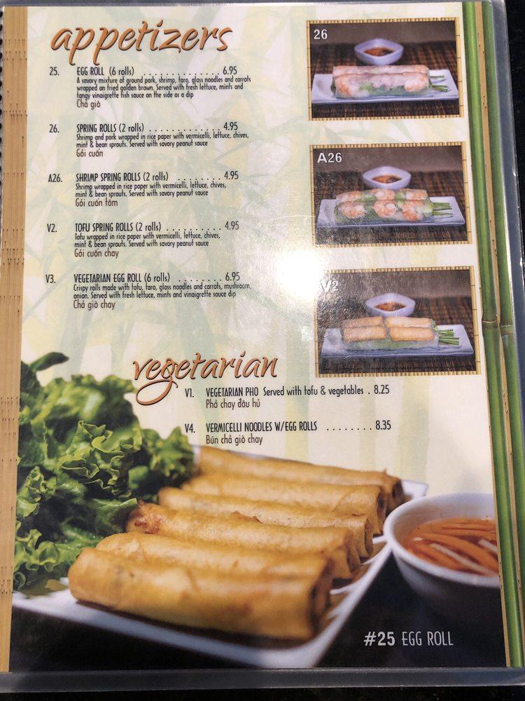 Menu at Pho Cow Cali desserts, San Diego