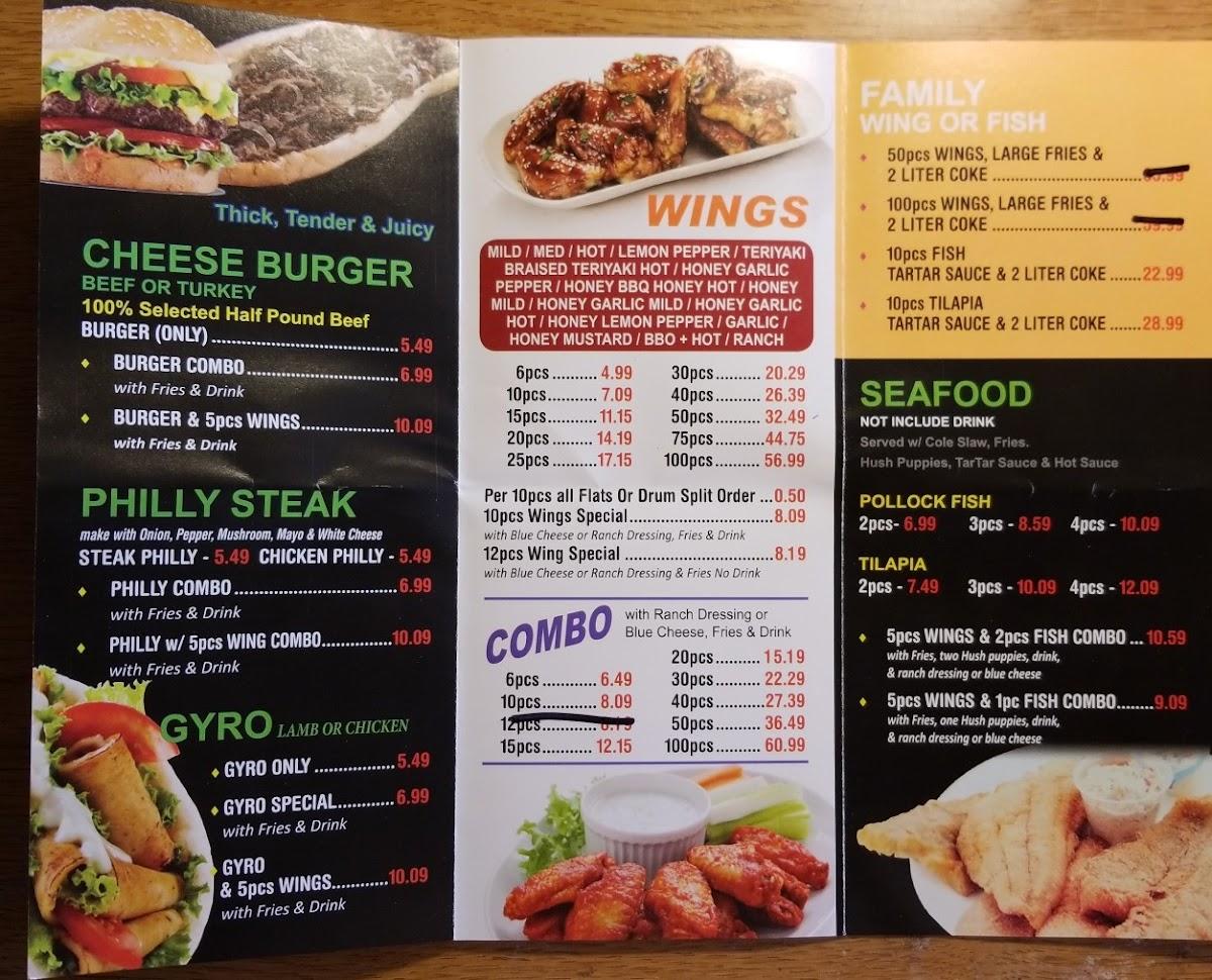 Menu at ATL Deli restaurant, Orlando, W Colonial Dr