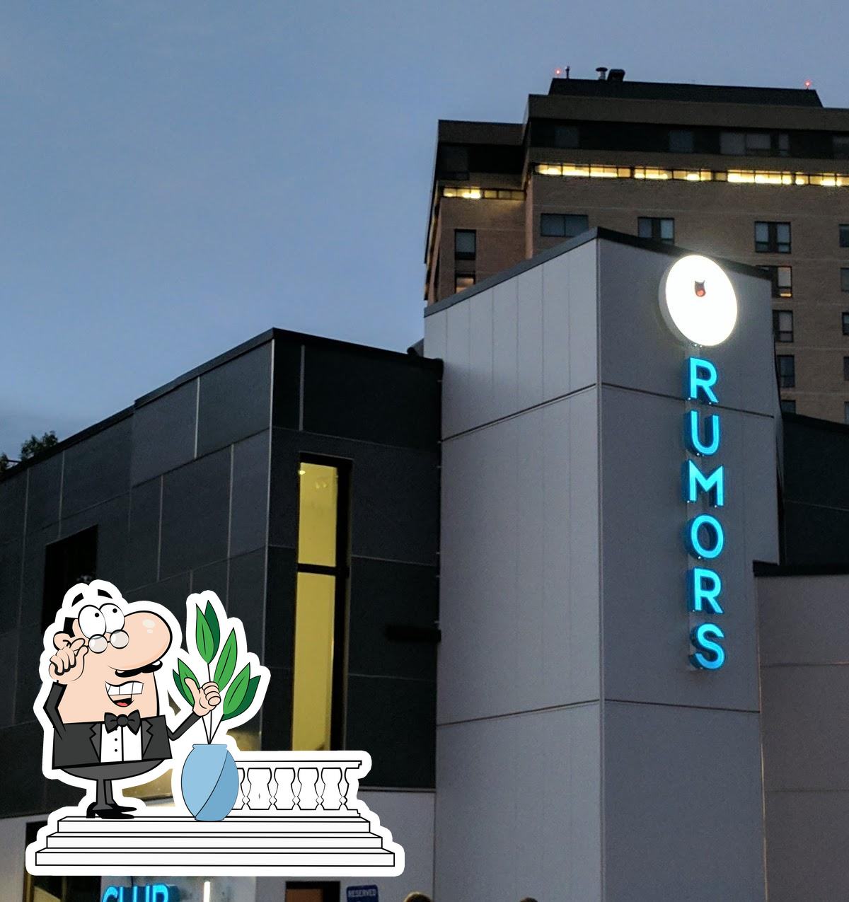 Menu of Rumor's Restaurant & Comedy Club, Winnipeg - reviews and ratings