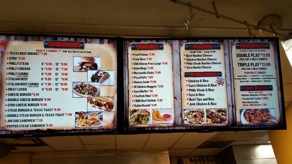 Menu at Mr. BBQ Express, Minneapolis