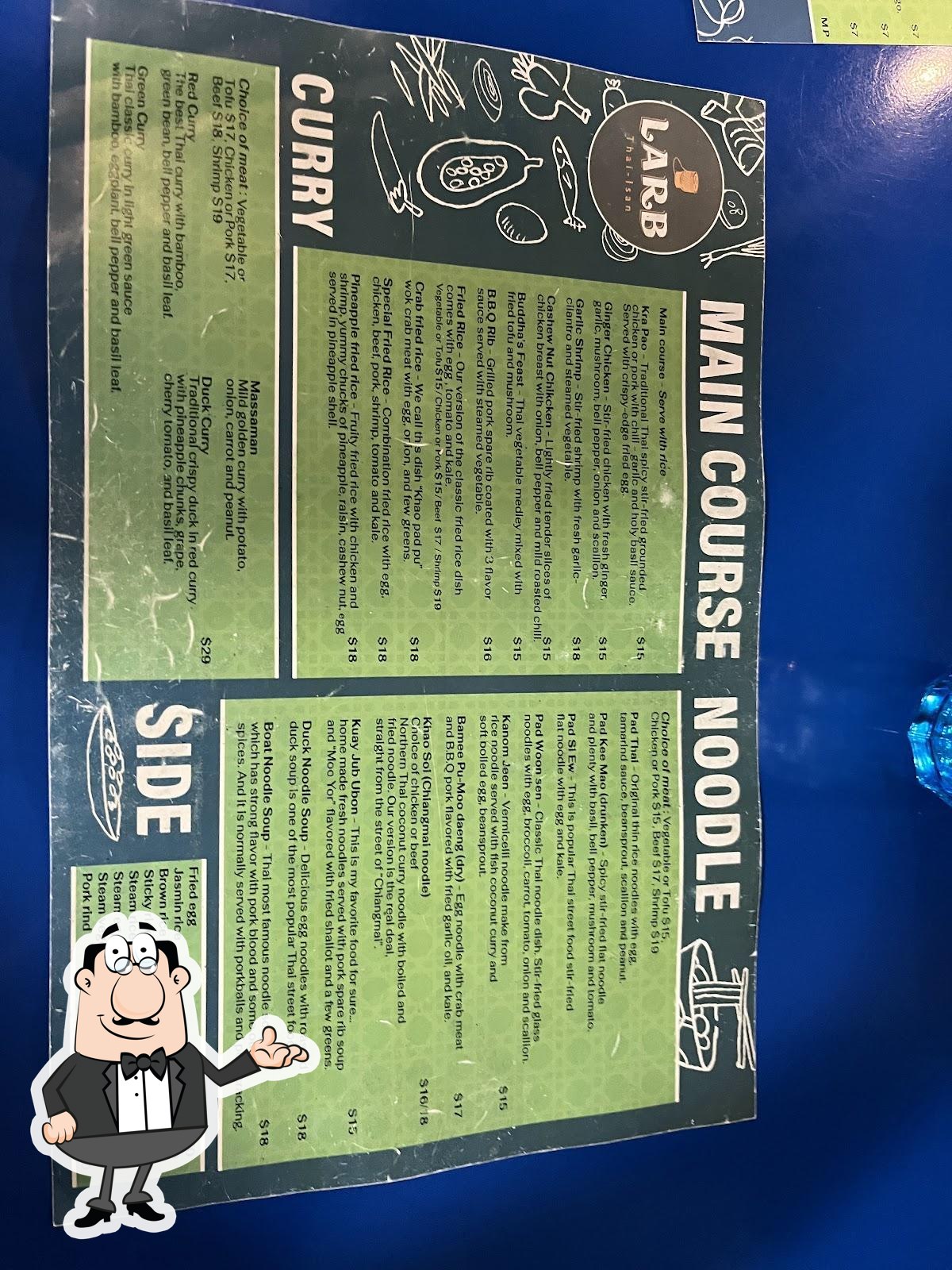 Larb Thai-Isan, Fort Lauderdale - Restaurant menu, prices and reviews