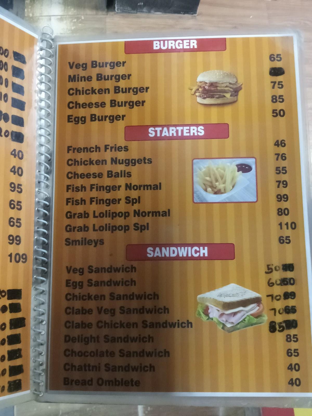 Menu at Kiss me restaurant, Tiruppur