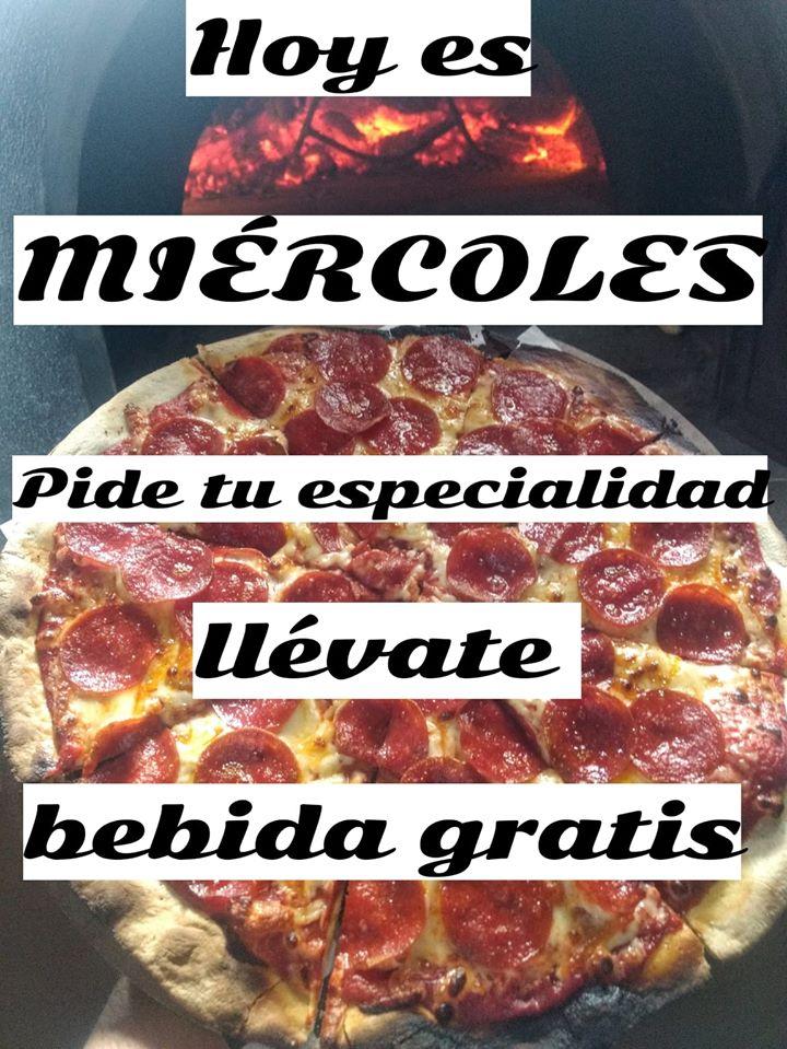 Menu at Monterosso pizza a la leña restaurant, Guadalajara