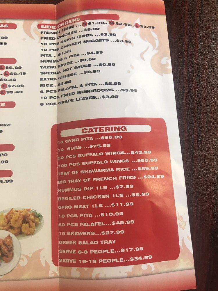 Menu at Loop Gyros restaurant, Kissimmee, W Osceola Pkwy