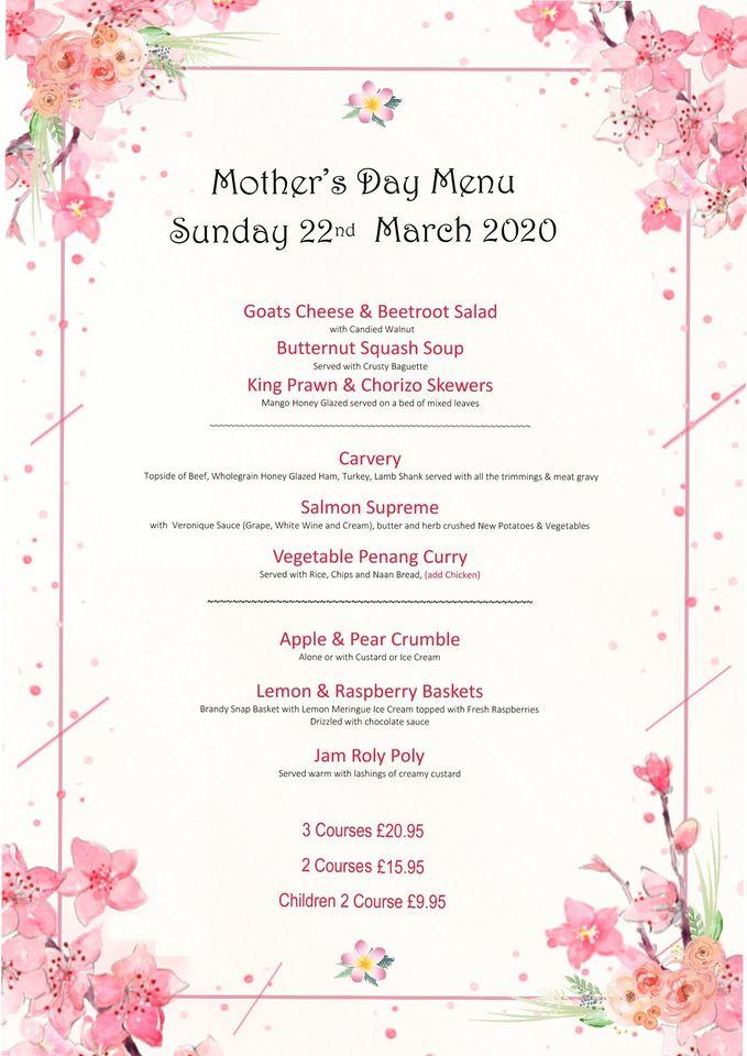 Menu at The Barn Owl Inn, Lymm, Warrington Ln