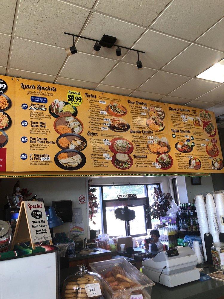 Menu at Santos Taqueria Express restaurant, McDonough