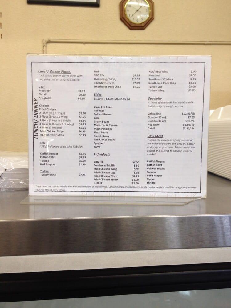 Menu at Jimmy's Deli Soul Food & Hmong Cuisine restaurant, Sacramento ...