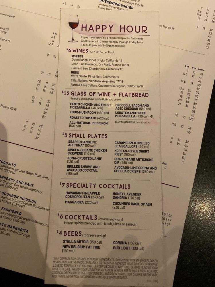 Menu at Seasons 52 pub & bar, Albuquerque, Menaul Blvd NE Pad 2