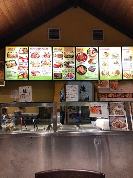 Menu at Sumo Deli restaurant, Kailua-Kona