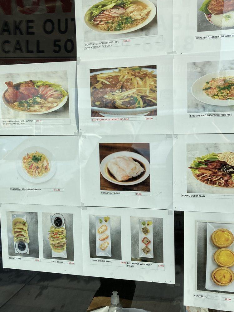 Menu at My Ma Dim Sum restaurant, Yakima