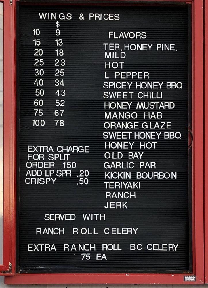 Menu at Brenda’s Fish Wings & More restaurant, Eatonton