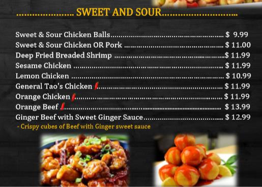 Menu at Countryside Chinese Restaurant, Chatham-Kent