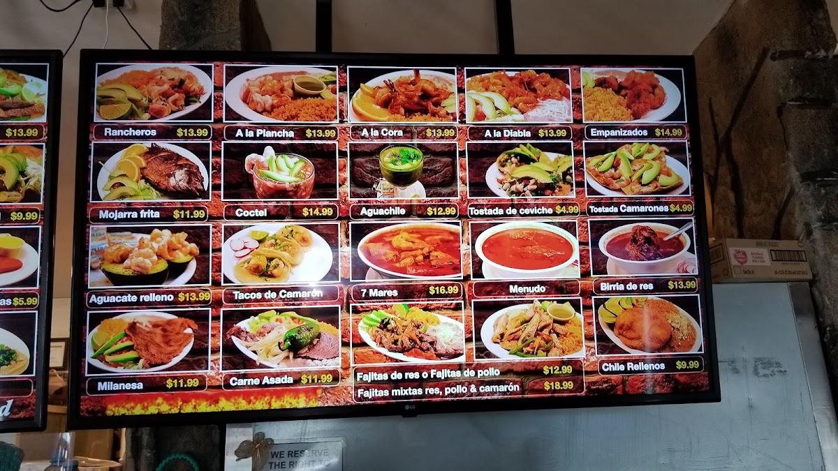 Menu at Duarte Mexican Food restaurant, Yuba City