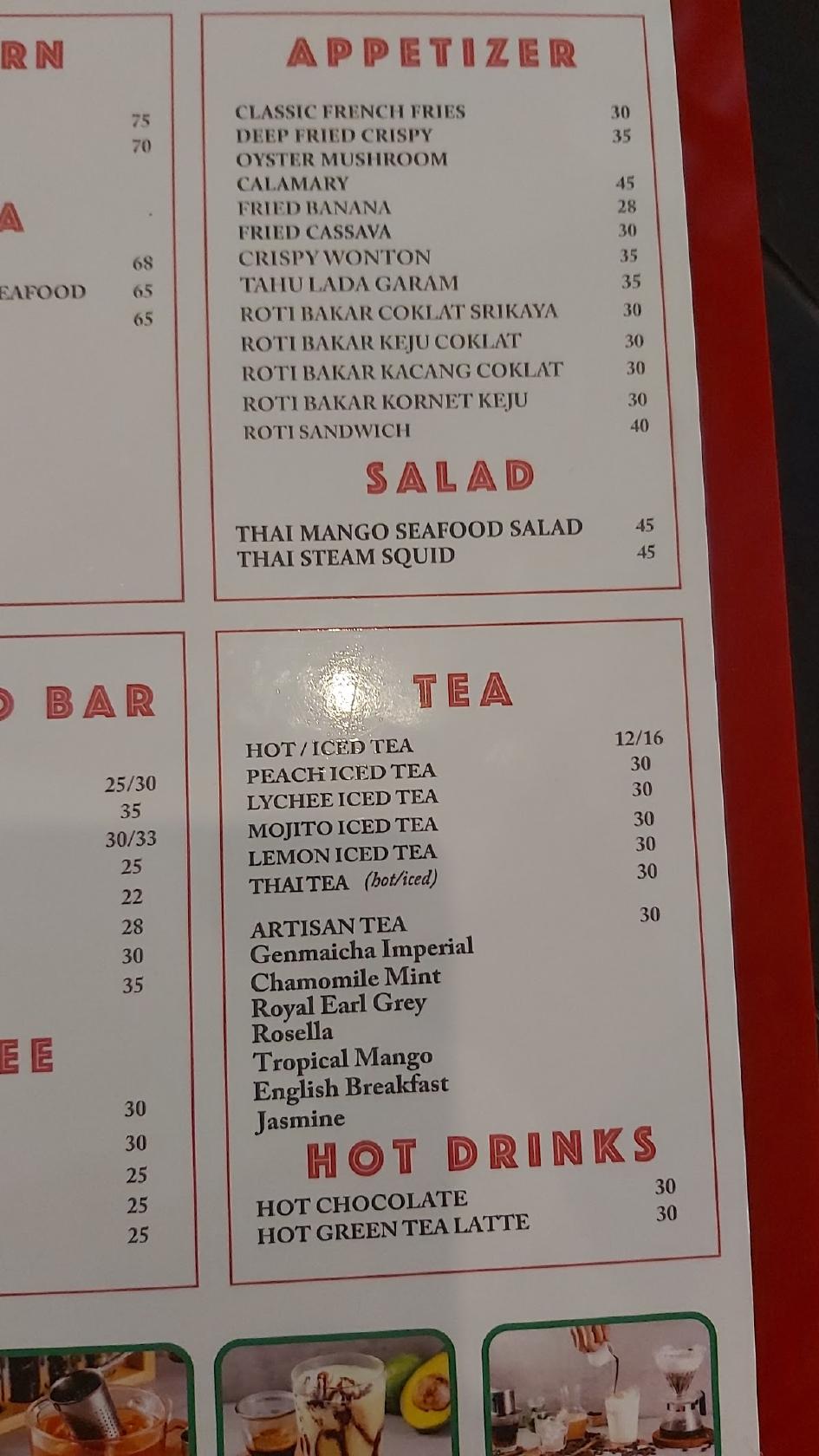Menu at East & Grow restaurant, Sumur Batu