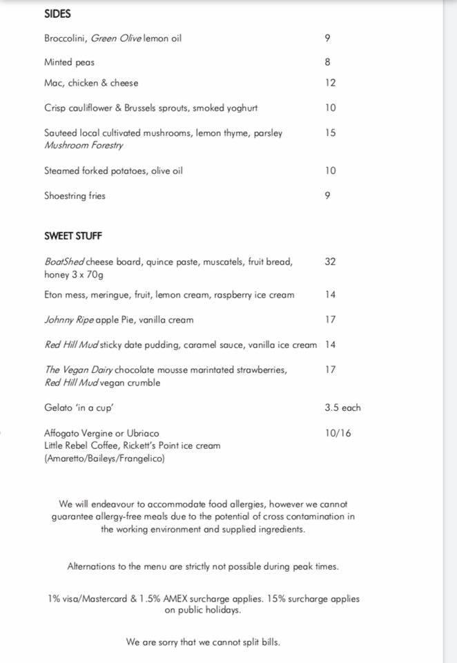 Menu at The Epicurean Kitchen, Balnarring restaurant, Balnarring