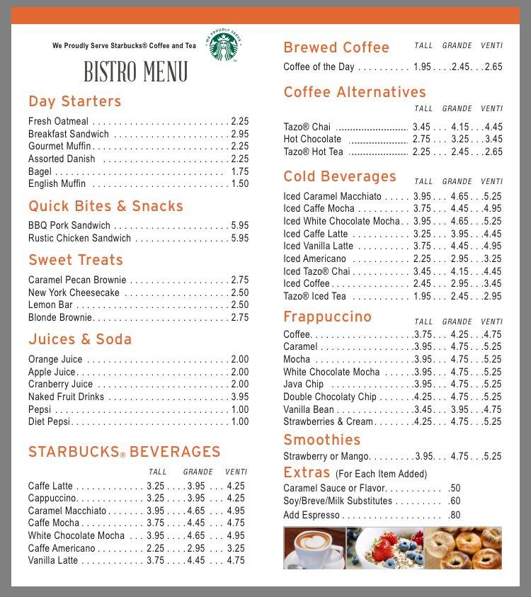 Menu at Take {5ive} Coffee Bistro cafe, Ridgecrest