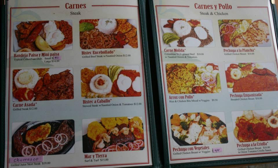 Menu at Tropical Restaurant & Bakery, Elizabeth