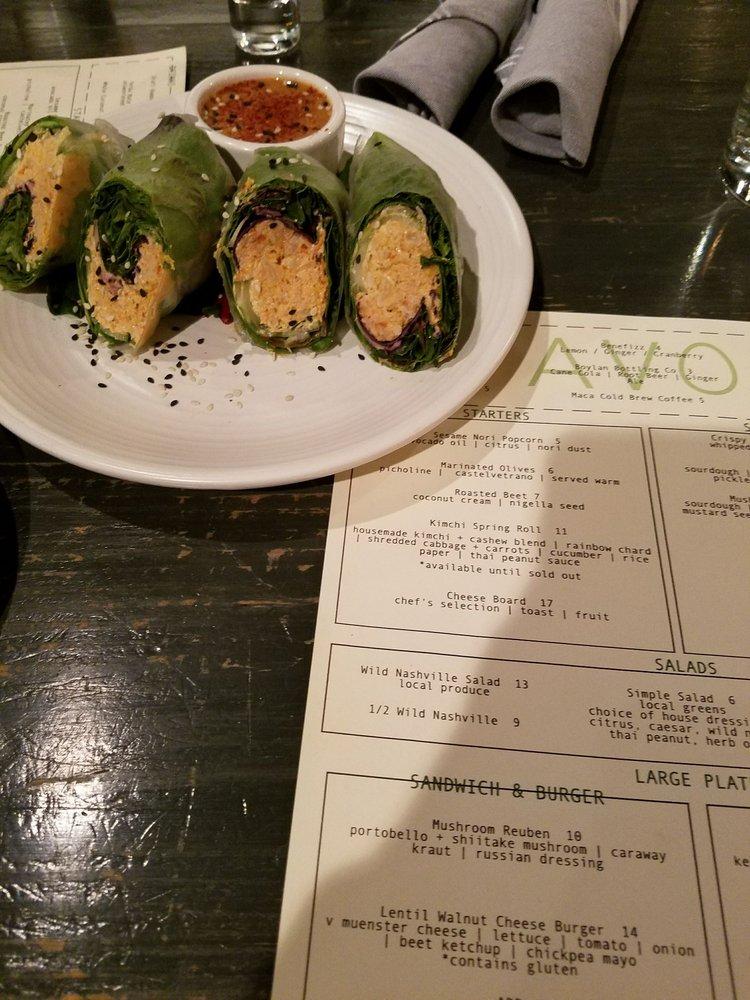 Menu at AVO pub & bar, Nashville, 4 City Ave #104