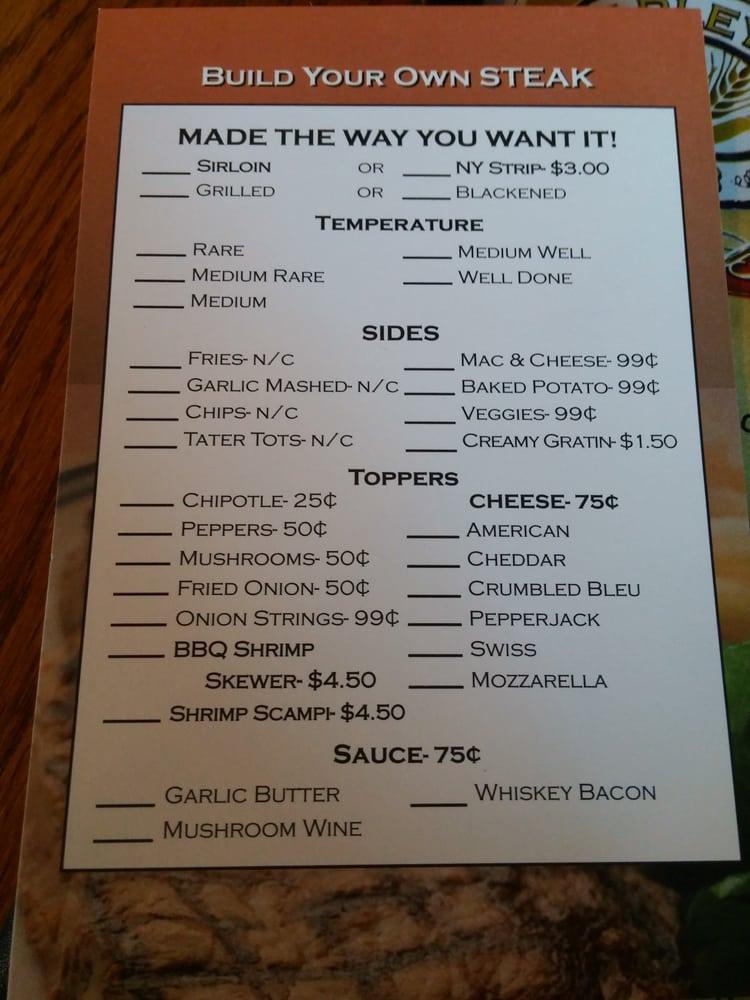 Menu at Barley Pop Pub, Germantown