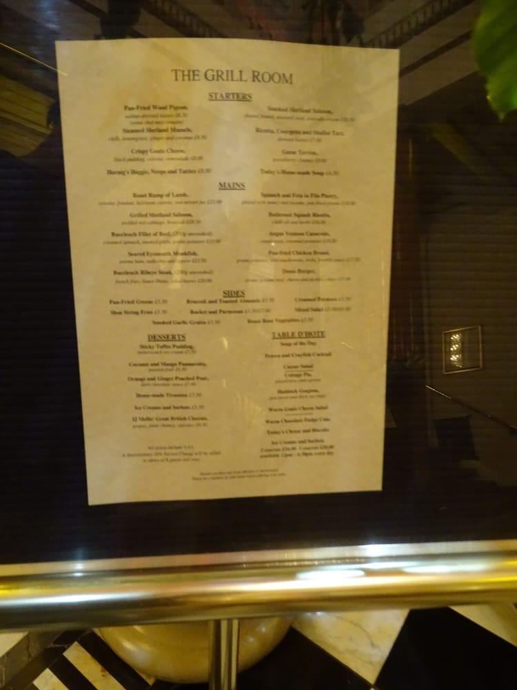 Menu at The Dome pub & bar, Edinburgh, 14 George St