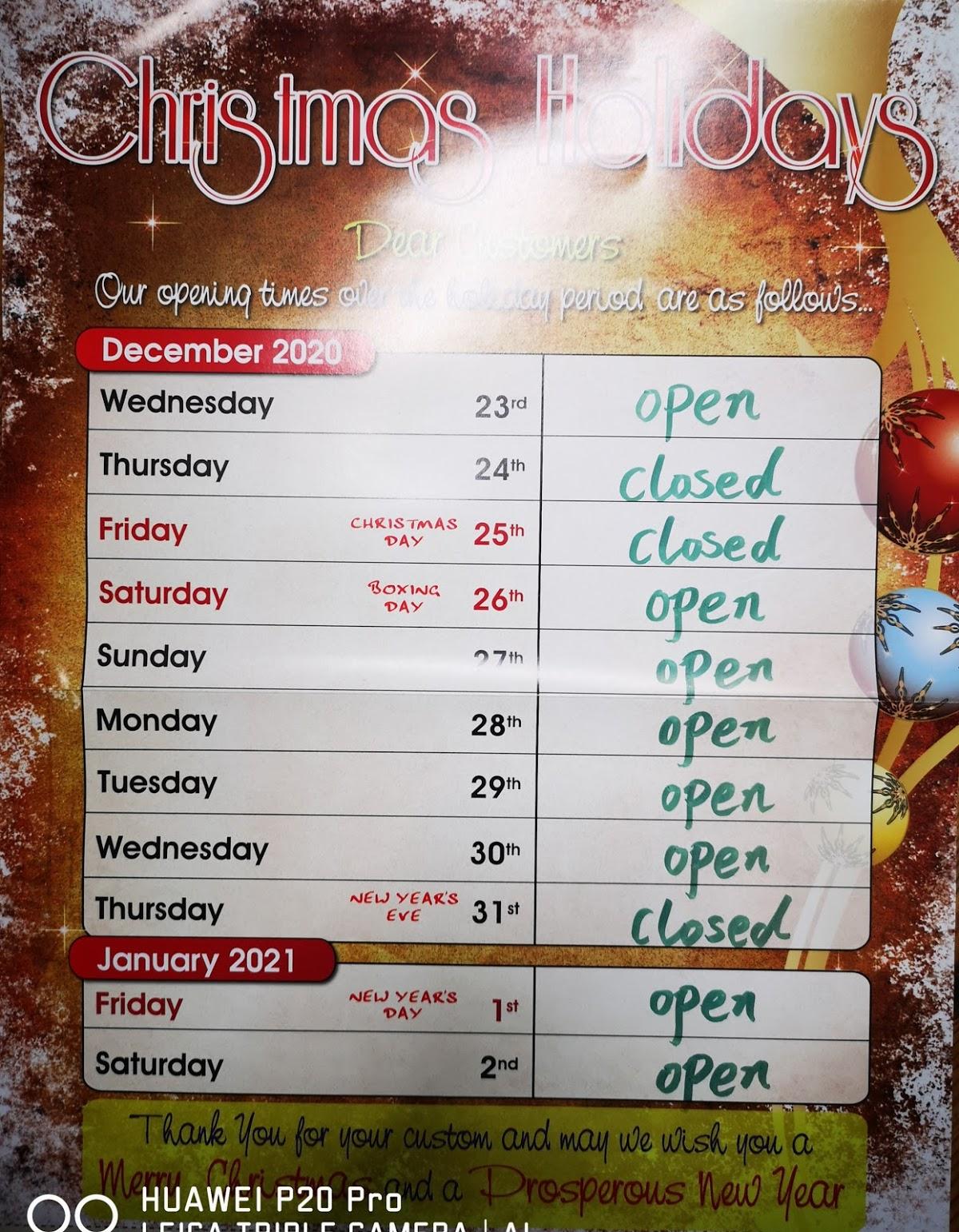 Menu at Golden Wing Chinese Takeaway fast food, Folkestone