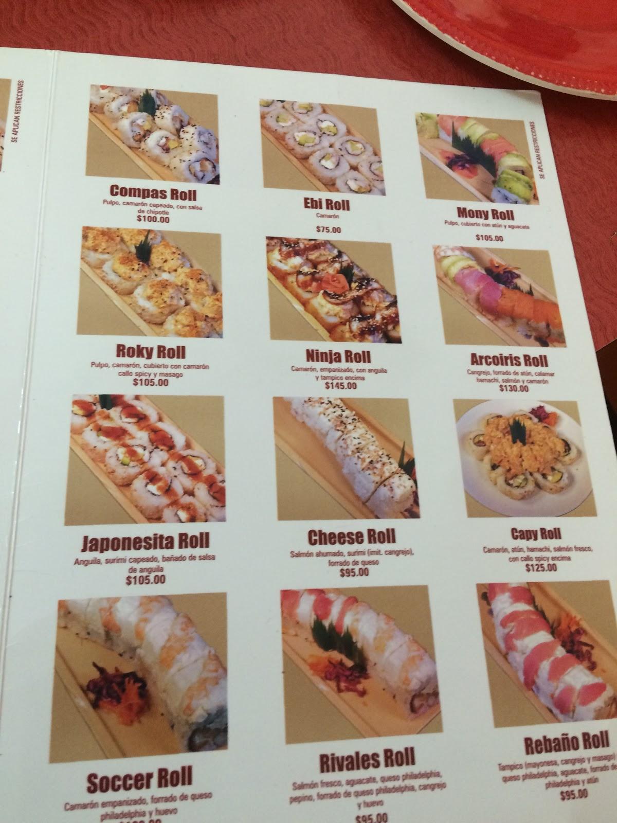 Carta del restaurante Origami Express Calle 11, Mexicali, Av. Michoacán ...