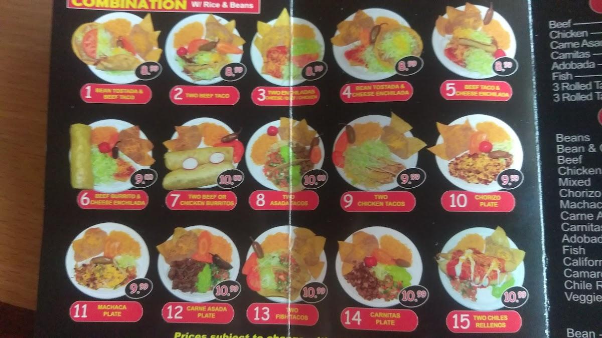 Menu at Alberto's Mexican Food - Chino Hills restaurant, Chino Hills