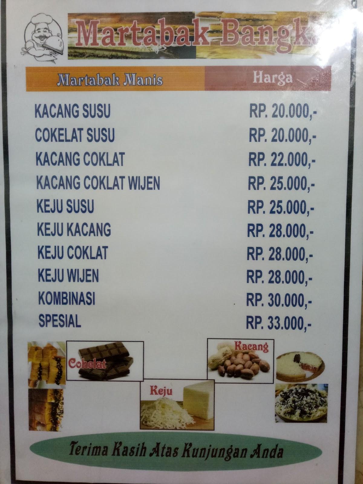 Menu at Angkringan hik kawananda cafe, Depok