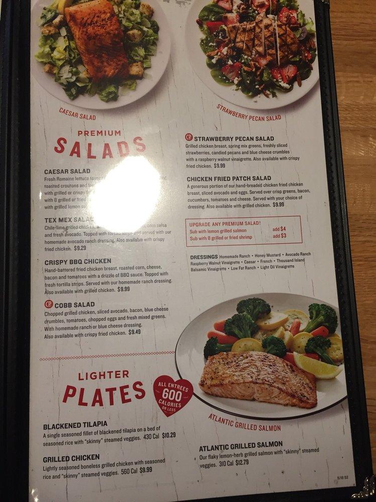 Menu at Cotton Patch Cafe, San Angelo, Sherwood Way