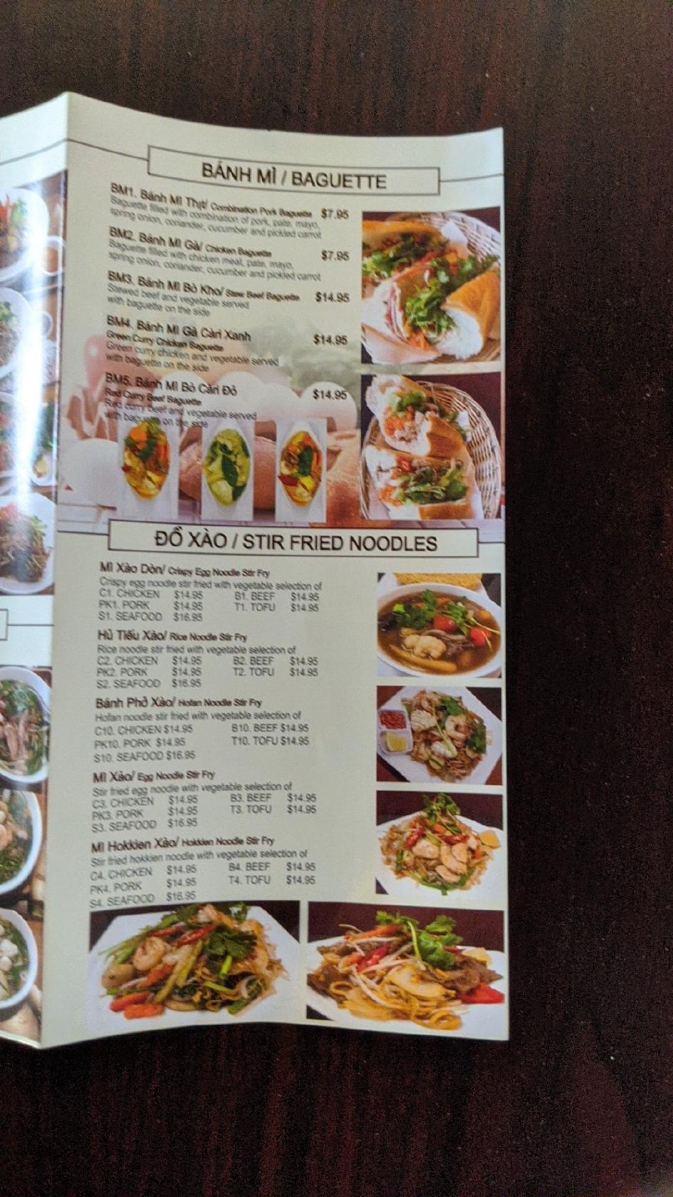 Menu at Phoever Canning Vale restaurant, Canning Vale