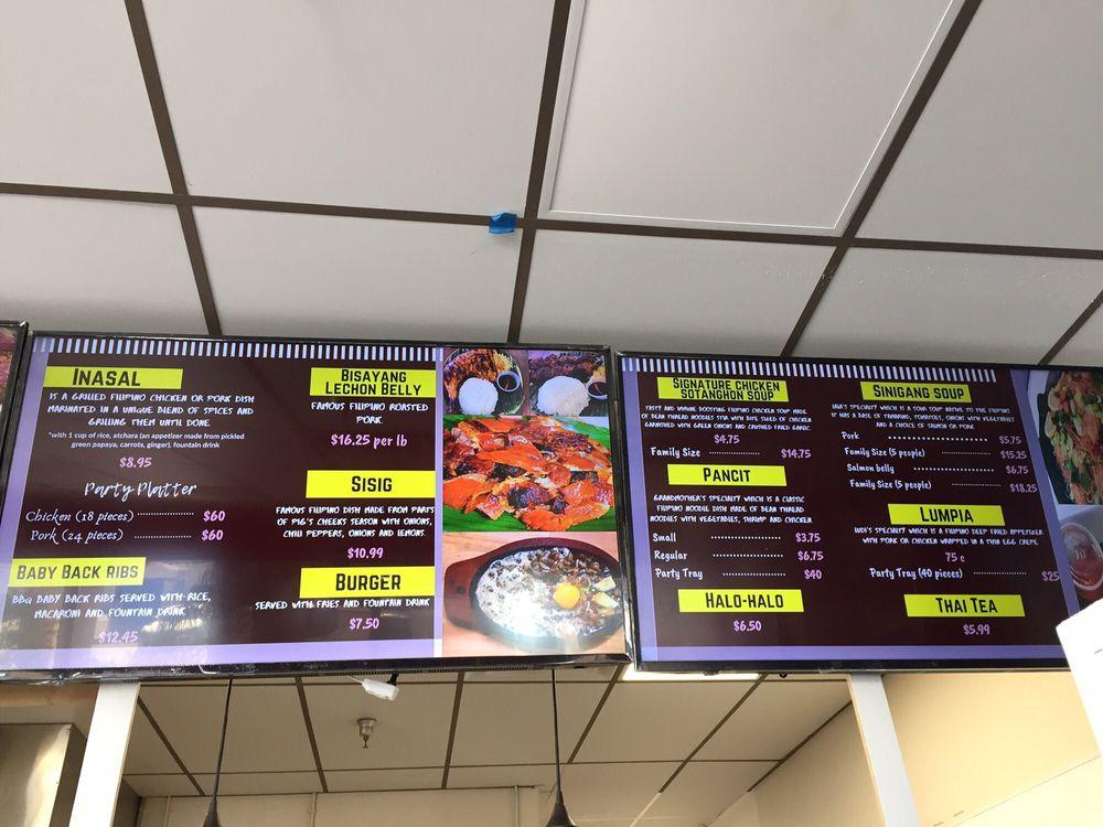 Menu at Ludi's Pacific Barbecue, Yuma