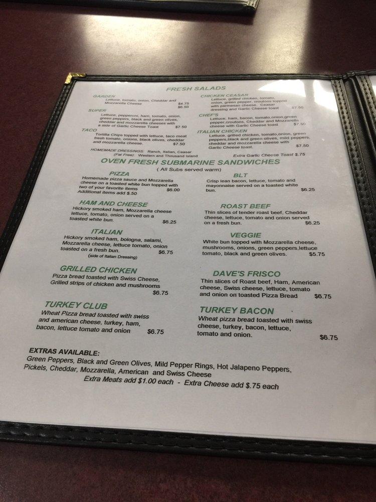Menu at Mio Pizza Shop pizzeria, Mio