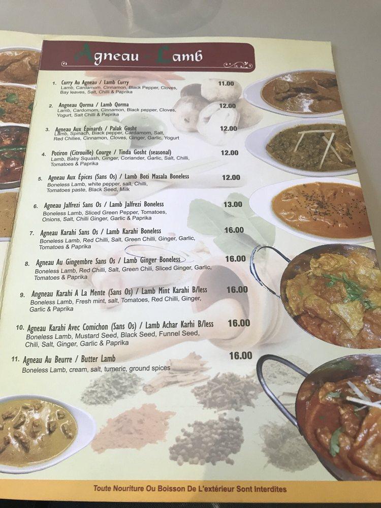 Menu at 786 Restaurant Halal, Montréal, 850 Rue Jean-Talon O