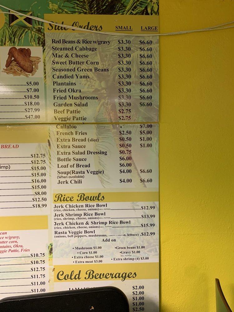 Menu at JR'S Jamaican Jerk#2 (Calumet Park) restaurant, Calumet Park