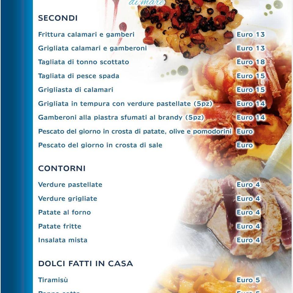 Carta de Ristorante 50 sfumature di mare, Roma
