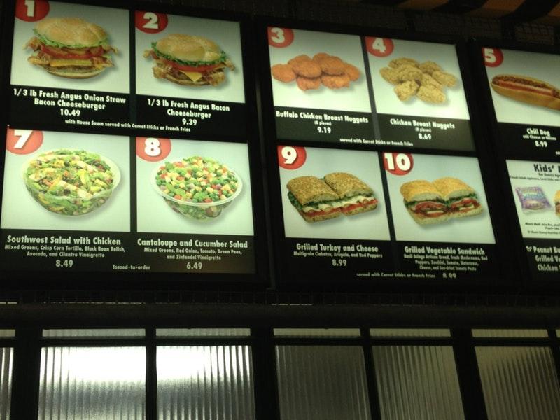 Menu at Backlot Express desserts, Orlando, 351 S Studio Dr