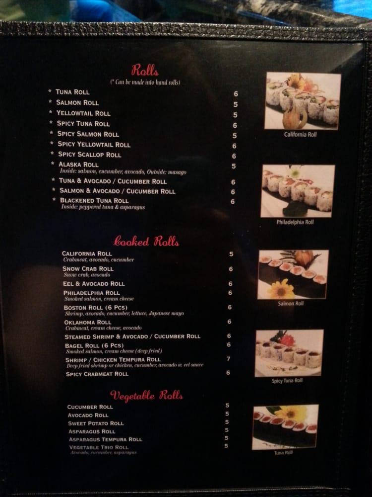 Menu at Inaka Sushi & Bar (Casady Square), Oklahoma City