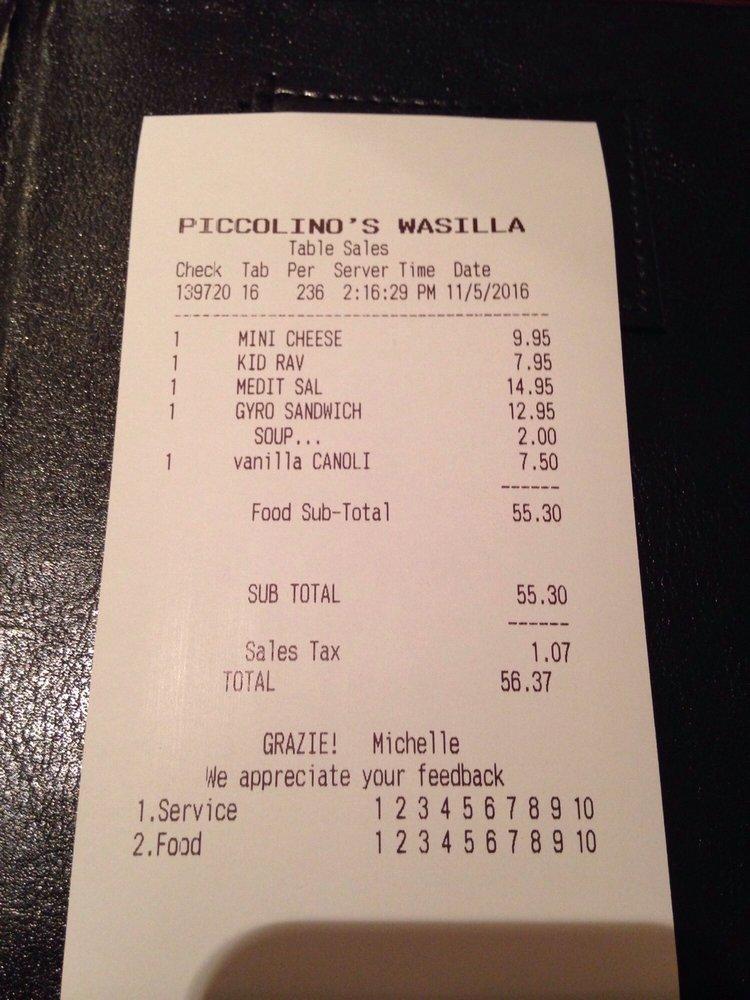 Menu at Marcello's - Wasilla restaurant, Wasilla
